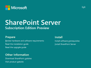 Step by Step Guide to Install SharePoint Subscription Server Edition ...