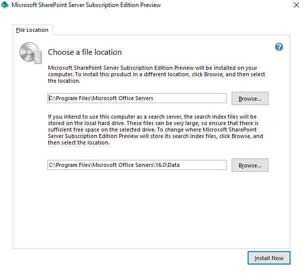 Step By Step Guide To Install Sharepoint Subscription Server Edition