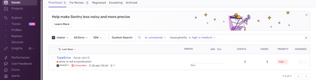 How To Use Sentry With Reactjs For Error Monitoring Web Development Software And App Blog